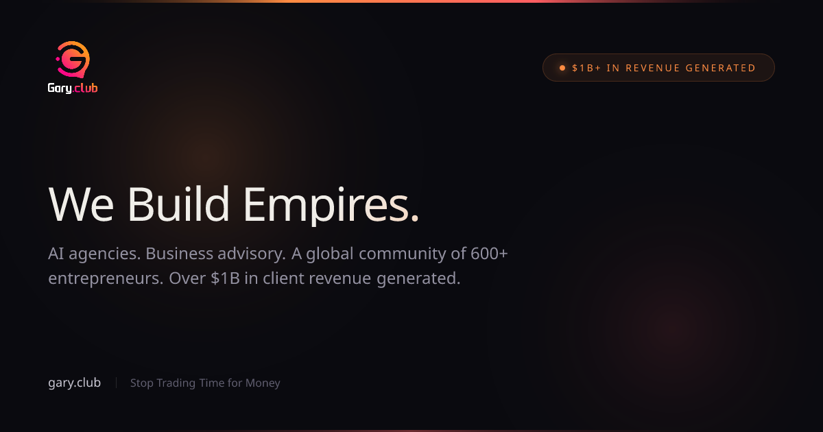 Gary Club — AI Agents & Advisory